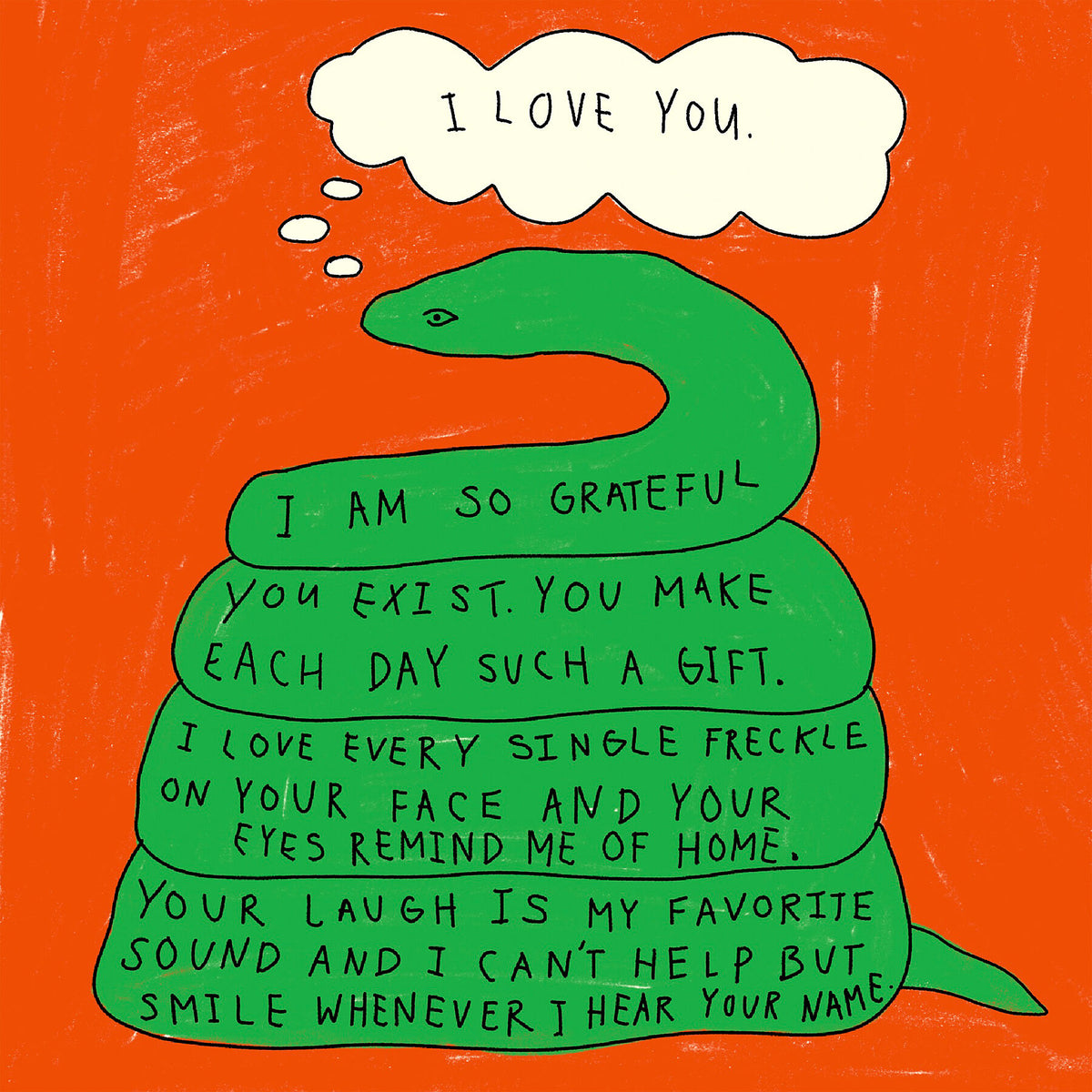 i love you snake – Fiorenza Art